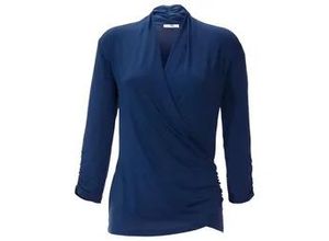 4061389323940 - V-Shirt 3 4 Arm blau 44