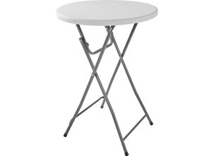 4260552080264 - tectake® Stehtisch rund standfest und pflegeleicht 80 x 110 cm