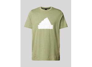 4067896675862 - T-Shirt mit Label-Print