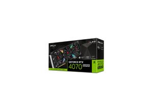 0751492786407 - PNY Grafikkarte Nvidia GeForce RTX 4070 Super VERTO XLR8 GAMING OC 12 GB GDDR6X-RAM PCIe x16 HDMI® DisplayPort NVIDIA G-Sync Übertaktet   Overclocked