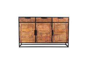 4059865160974 - Sideboard Sidney Mangoholz Kommode Wohnzimmer Esszimmer Schubladen Schrank