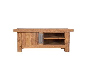 4059865163784 - Lowboard Coral Teak Kommode Sideboard TV Fernseher Hifi Wohnzimmer Schrank