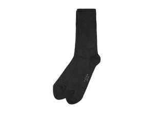 4043874491846 - FALKE Socken im 2er-Pack Herren Baumwolle anthrazit meliert