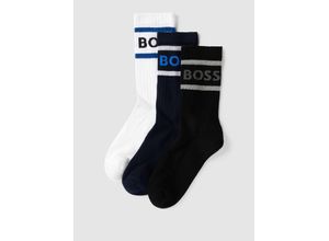 4063534488221 - Socken mit Label-Detail im 3er-Pack Modell Rib Stripe