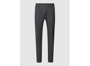 Image of Tapered Fit Stoffhose mit Fischgratmuster