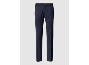 4064107860673 - Baukasten-Hose Herren Slim Fit Schurwolle marine strukturiert