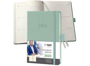 4004360780318 - SIGEL Taschenkalender Conceptum 2025 mintgrün