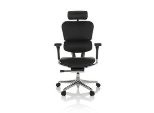 4064323037644 - Luxus Chefsessel ERGOHUMAN GEN2 Leder mit Armlehnen (höhenverstellbar) hjh OFFICE