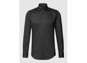 4021405267627 - BOSS Hemd Herren Slim Fit Baumwolle anthrazit strukturiert Kent