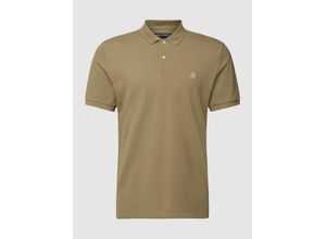 7325867521547 - Poloshirt mit fein strukturierter Optik