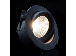 7070938061414 - The Light Group SLC One 360° LED-Einbauleuchte schwarz 3000K