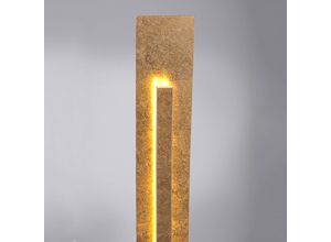 4012248287422 - Paul Neuhaus - led Stehleuchte Nevis aus Metall in Gold 1410 mm - yellow