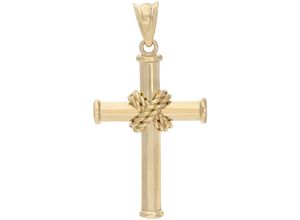 4068222540397 - Ketten-Anhänger FIRETTI Schmuck Geschenk Gold 375 Kreuz Halsschmuck Anhänger Halskette Schmuckanhänger Gr Gelbgold 375 112 g gelb (gelbgoldfarben) Damen Anhänger