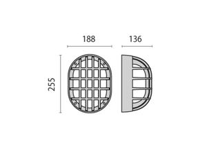 8018367998221 - Performance in Lighting LED-Wandleuchte Eko+19 G metallic anthrazit 3000K