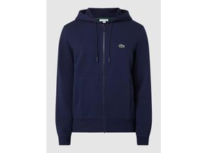 3666354910661 - LACOSTE Sweatjacke Herren Baumwolle blau Raute und Karo