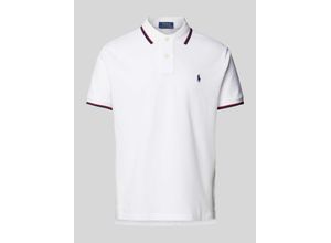 3616530889410 - Custom Slim Fit Poloshirt mit Logo-Stitching