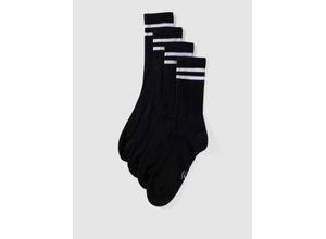 4065807560535 - Socken mit Kontraststreifen im 4er-Pack