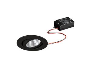 4251433928096 - BRUMBERG LED-Einbaustrahler 38° rund schwarz 2700K