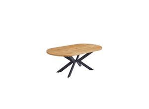 4058166271419 - HOME DELUXE Esstisch Oval Ausziehbar AVENTI inkl Sternfuß - 160 x 100 cm - versch Farben - Light Oak 4058166271419 - HOME DELUXE Esstisch Oval Ausziehbar AVENTI inkl Sternfuß - 160 x 100 cm - versch Farben - Light Oak