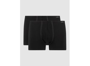 4007064070129 - Schiesser Herren Retroshorts - 2er-Pack Essentials schwarz