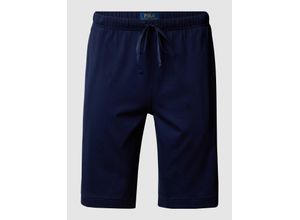 3616531385867 - Pyjamashorts Herren Jersey-Baumwolle blau Uni & Uninah