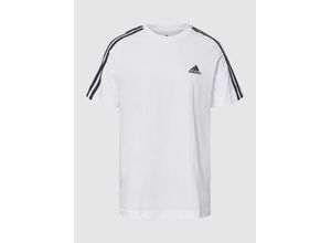 4065432961493 - adidas M 3 Stripes Single Jersey Tee Herren (Weiß XXL ) Lifestylebekleidung