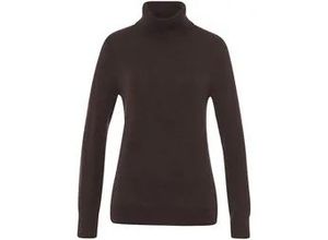 4065691707726 - Rollkragen-Pullover aus 100% Premium-Kaschmir Cashmere braun 42