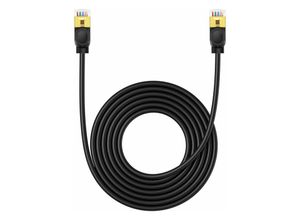 6932172637163 - Baseus schnelles RJ45-Kat-Netzwerkkabel 7 10 Gbit s 5 m dünn schwarz