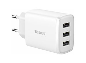 6932172606978 - Baseus Compact Ladegerät 3x USB 17W weiß (CCXJ020102)