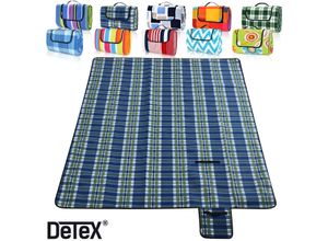 4250525391275 - Detex Picknickdecke inkl Tragegriff 195 x 150cm bunt