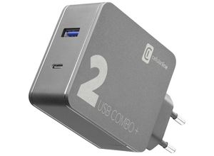 8018080376443 - Cellularline ACHITKITC2CQCPD48K ACHITKITC2CQCPD48K USB-Ladegerät Steckdose 2 x USB 20 Buchse A USB-C® Buchse