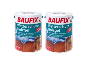 4014505037160 - BAUFIX Wetterschutz-Holzgel teak 5 L 2-er Set