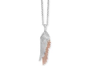 4260645863507 - Kette mit Anhänger ENGELSRUFER Flügelduo ERN-WINGDUO-BIB ERN-WINGDUO-BIR Halsketten Gr Silber 925 (Sterlingsilber) Länge 50 cm rosegold (silberfarben roségoldfarben) Damen Ketten mit Anhänger