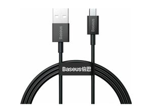 6953156208476 - Baseus Superior Kabel USB - Micro USB zum Schnellladen 2A 1m schwarz (CAMYS-01)