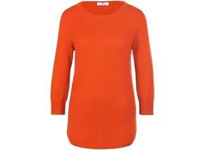 4065691318786 - Rundhals-Pullover aus Seide und Kaschmir Seide Kaschmir orange 44