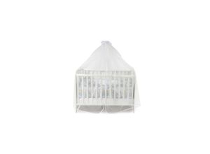 3800151941248 - Babybetthimmel Baldachin 480 x 150 cm Insektenschutz Babybett Laufstall weiß