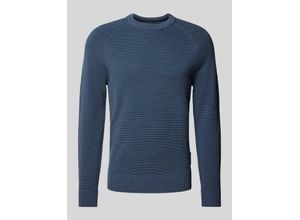 7325869021021 - Regular Fit Strickpullover mit Ripp-Optik