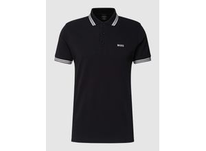 4043143826119 - Regular Fit Poloshirt mit Label-Stitching Modell Paddy