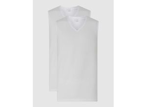 4007065790873 - Tank Tops 2er-Pack Organic Cotton V-Ausschnitt weiß - 95 5 für Herren 45678