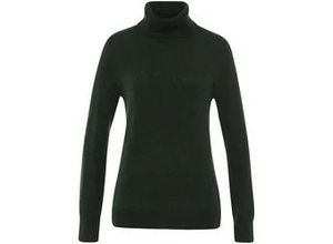 4065691707788 - Rollkragen-Pullover aus 100% Premium-Kaschmir Cashmere grün 40