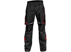 4053813220994 - Kübler Workwear - Kübler Arbeitshose Bundhose Pulsschlag Low 2424 5353 9955 schwarz rot Gr 26