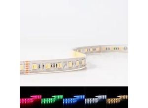 4063592002759 - Strip RGB+CCT Dual Weiß 24V LED Streifen 75M 18W m 60LED m 12mm IP65 Farbwechse