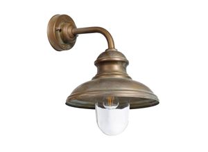 8021035015496 - Moretti Luce Außenwandlampe Little Mill 3350 messing antik klar