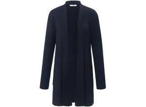 4061389686175 - PETER HAHN Strickjacke Damen Schurwolle marine