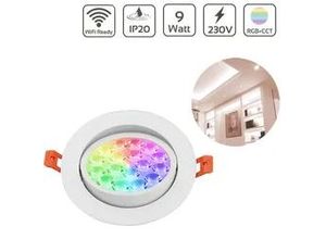 4063592010884 - MiBoxer 9W LED Einbaustrahler RGB+CCT Ø135mm WiFiready FUT062