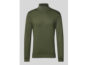 4066425821077 - Slim Fit Strickpullover mit Rollkragen