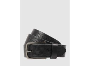 4021173392910 - Herren LEDERGÜRTEL - Kantenfinish schwarz