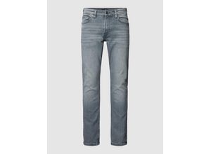 5715310899842 - - Loom - Schmal geschnittene Jeans in grauer Waschung