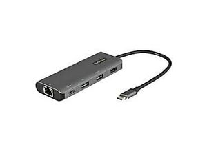 0065030887762 - StarTechcom USB C Multiport Adapter - 10Gbps USB 31 Gen 2 Type-C Mini Dock - 4K 30Hz HDMI - 100W PD Passthrough - 3xUSB GbE - 2540cm (10) Cable (DKT31CHPDL) - Dockingstation - USB-C 32 Gen 2   Thunderbolt 3 - HDMI - GigE