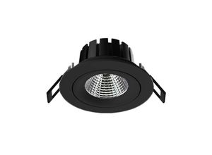 7070938055154 - The Light Group SLC DL04 LED-Einbauleuchte schwarz 2700 K